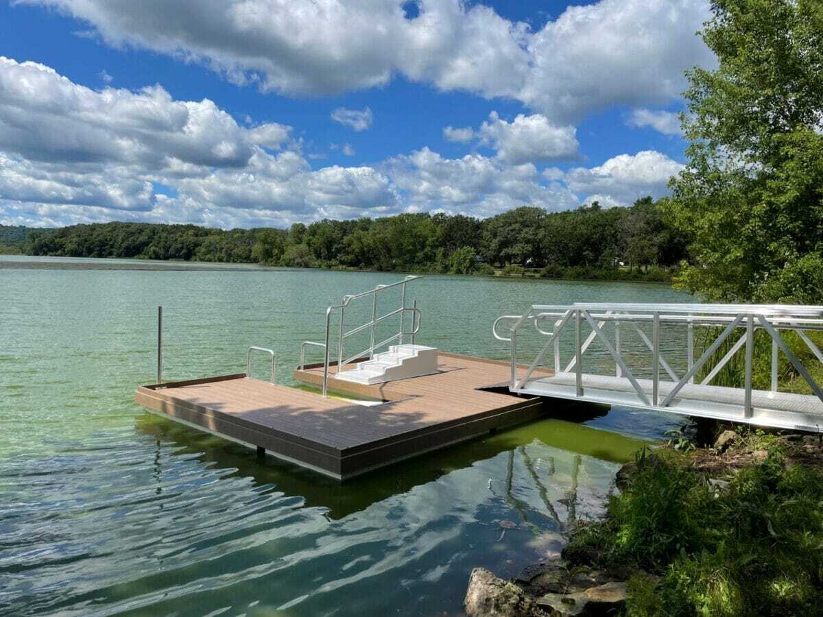 Park and Camp Floating Docks - Swimming Platforms - AccuDock